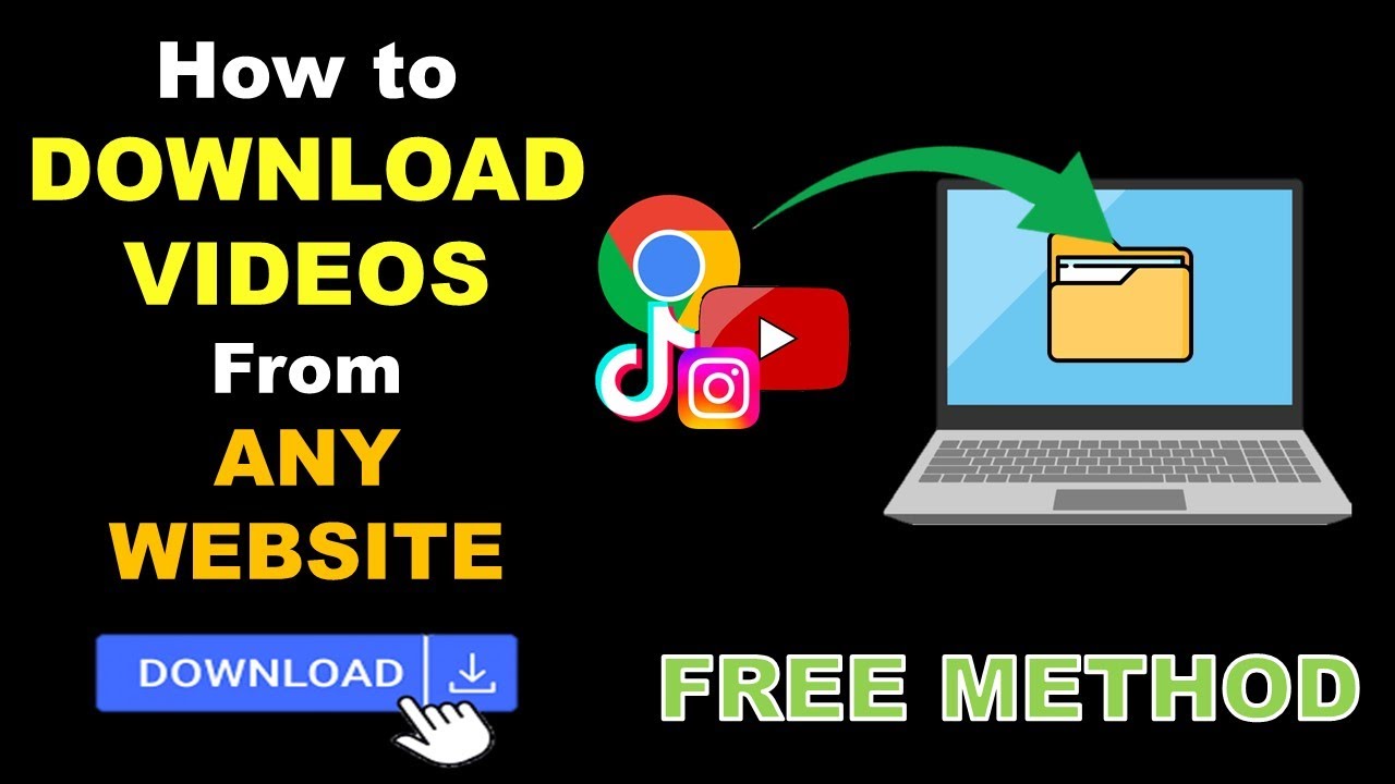 DOWNLOAD VIDEOS from Any Website | Free Method - YouTube