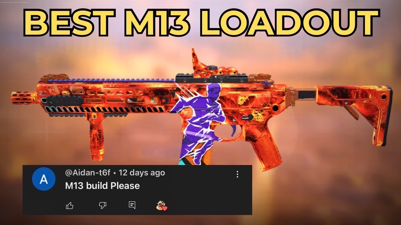 🔥 Best M13 Loadout in COD Mobile ⚡ Ultimate Gunsmith Setup No Recoil ...