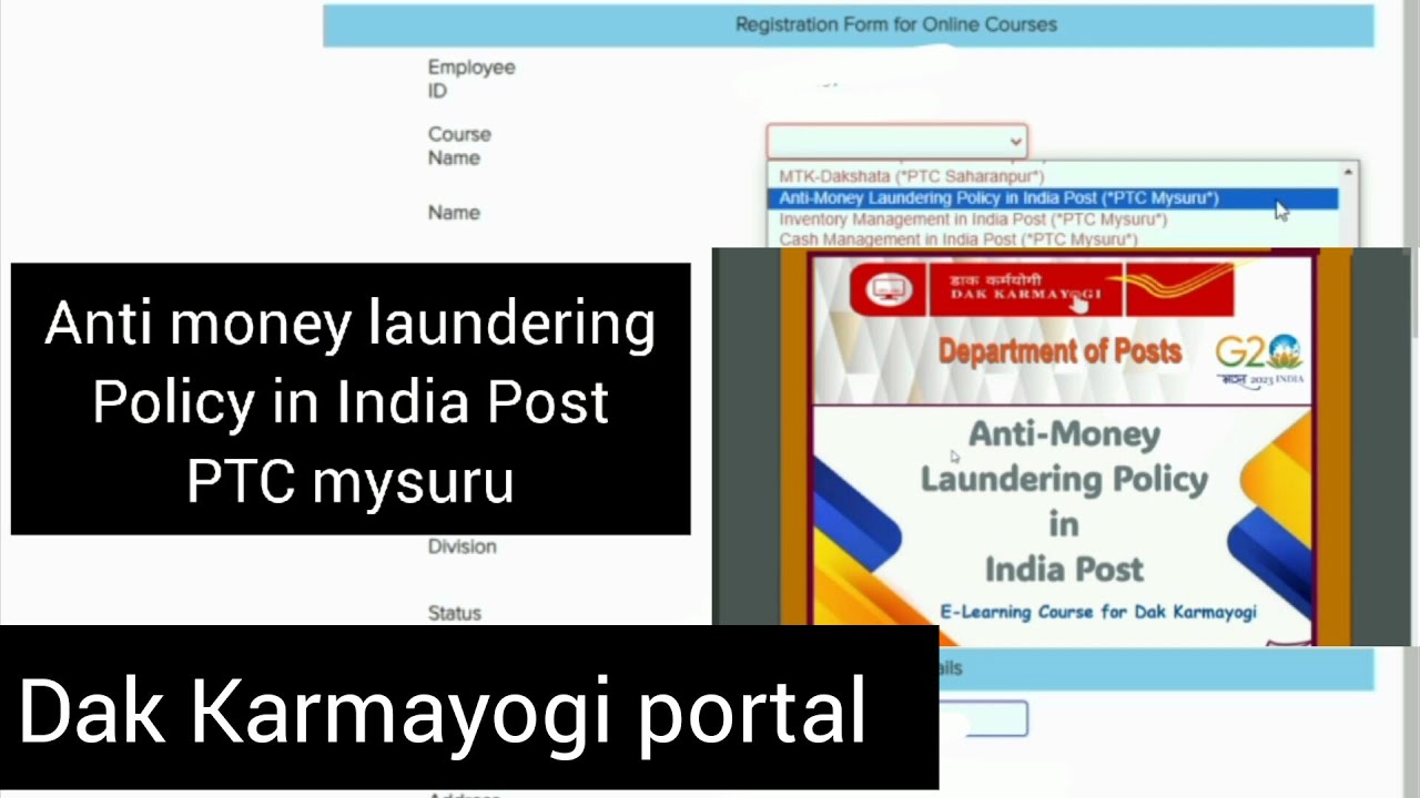 Anti Money Laundering Training On Dak Karmayogi AML Final Quiz And anti-money-laundering-training-on-dak-karmayogi-aml-final-quiz-and