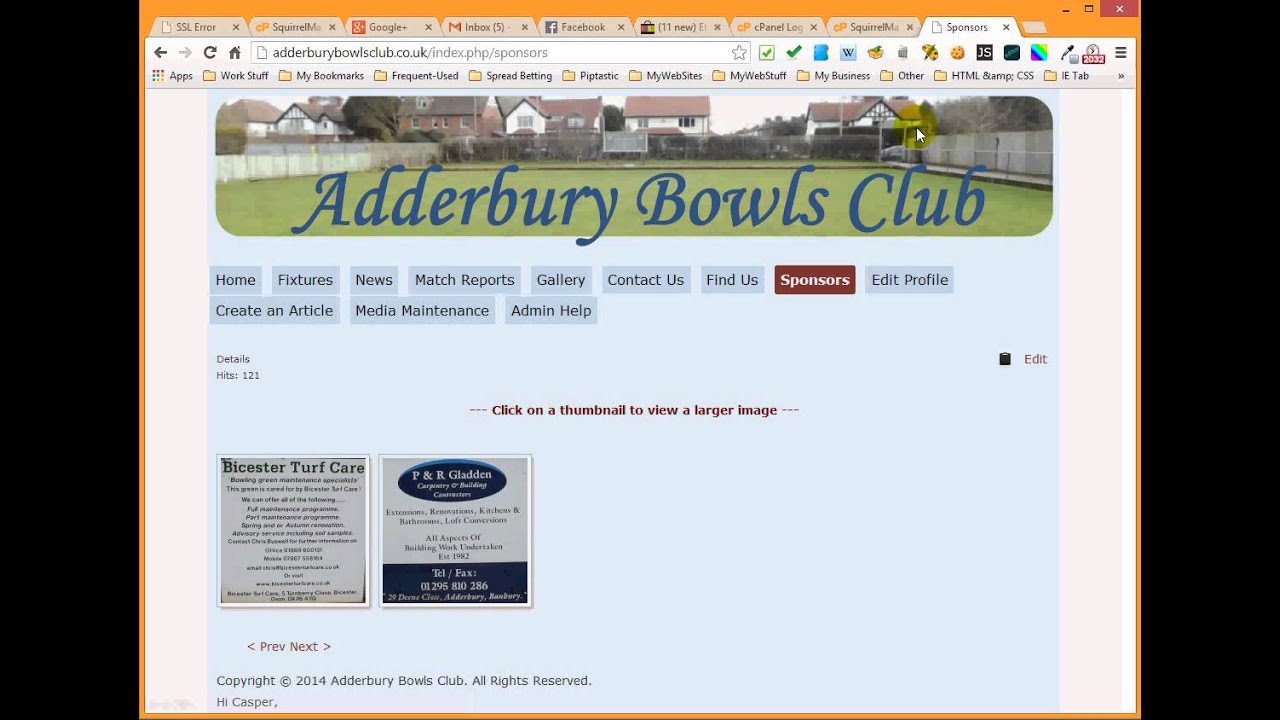 ABC - Maintain The Sponsors Page - YouTube
