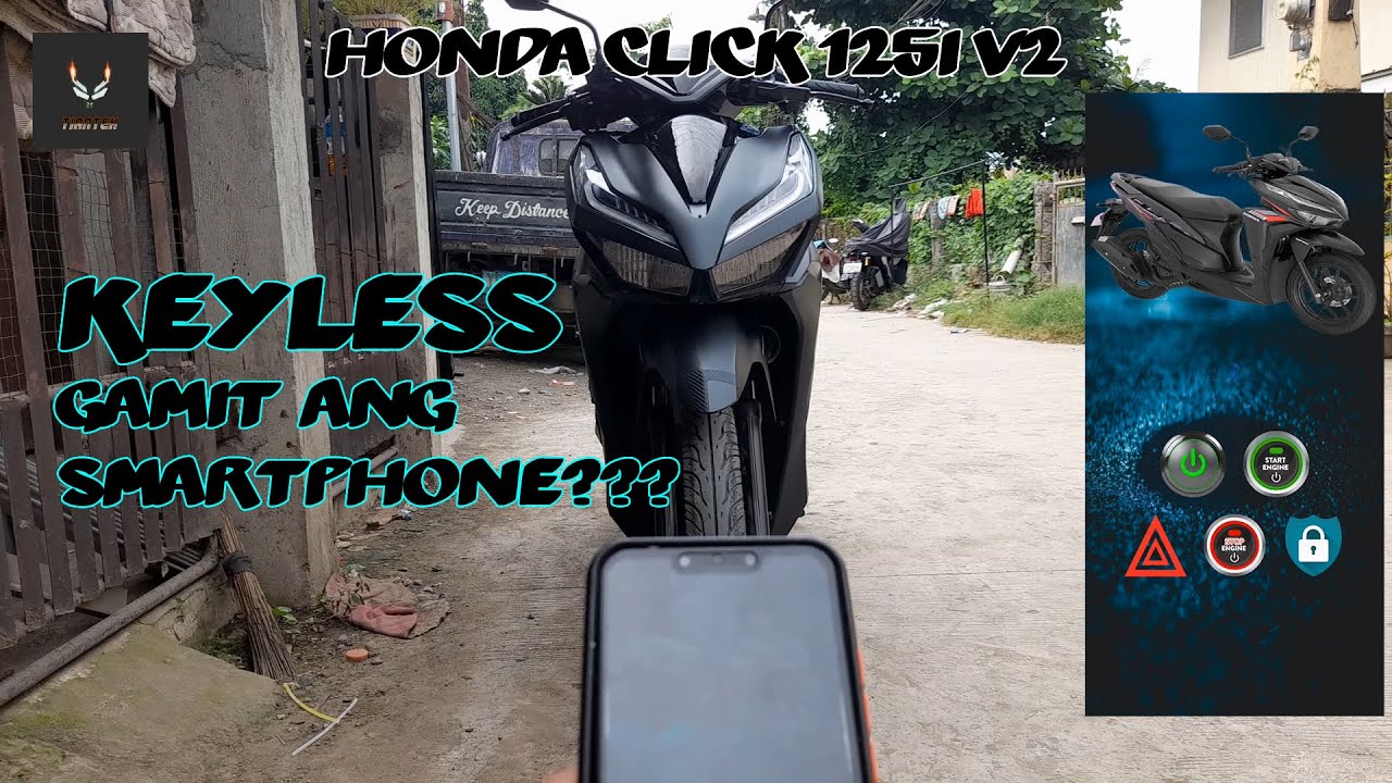 HONDA CLICK 125i V2 | KEYLESS FUNCTION USING SMARTPHONE - YouTube
