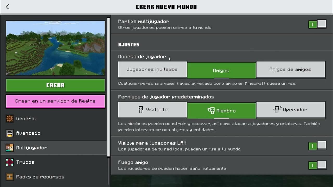 #1 Cómo CREAR un MUNDO en MINECRAFT | ACTUALIZADO - YouTube