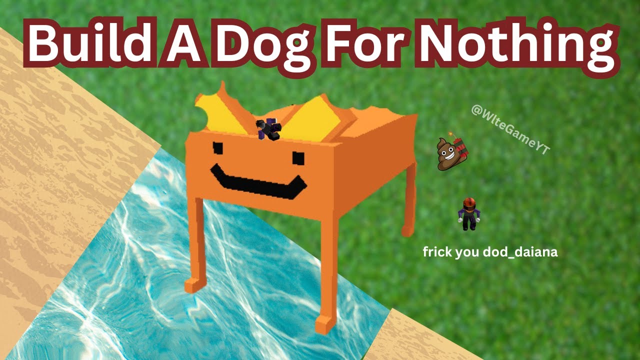 How To Build A Self Destruct Poop Dog In Build A Boat For Treasure ...