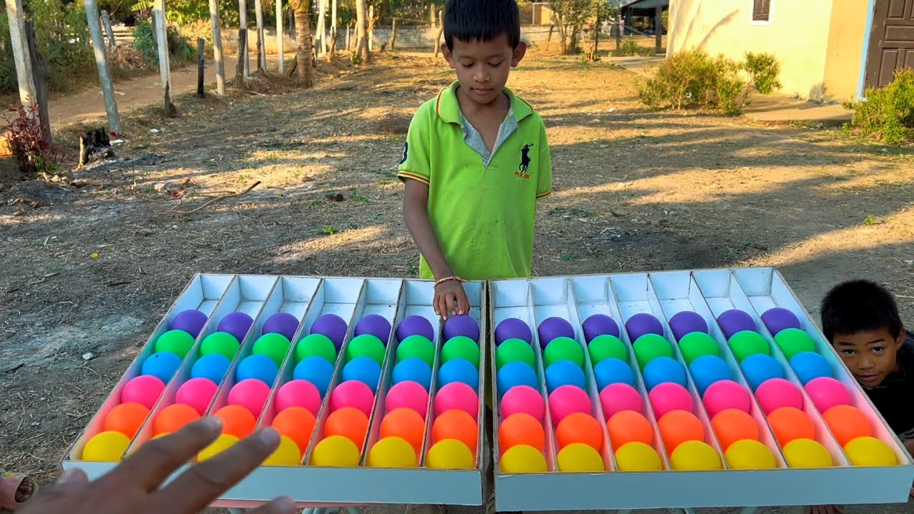 The poor brother can solve the colored balls to the same extent. But it ...