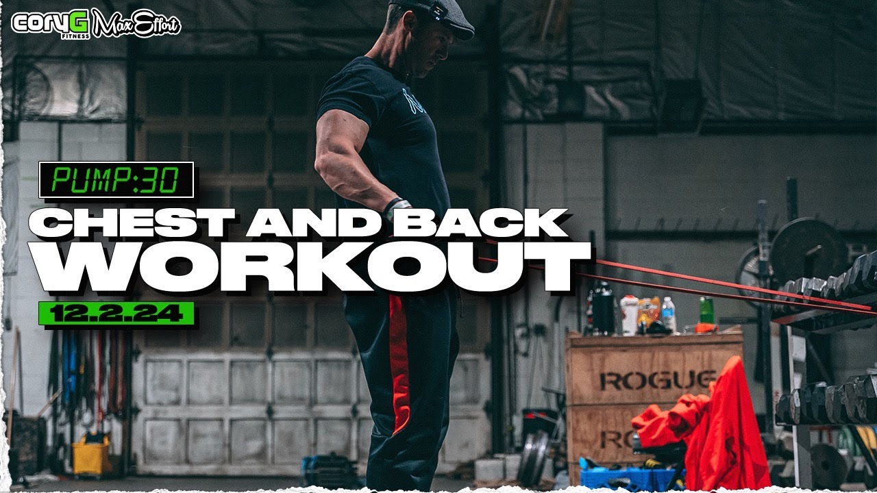 PUMP:30 Golden Era Splits Chest & Back | 4AM Crew Training GLOG - YouTube