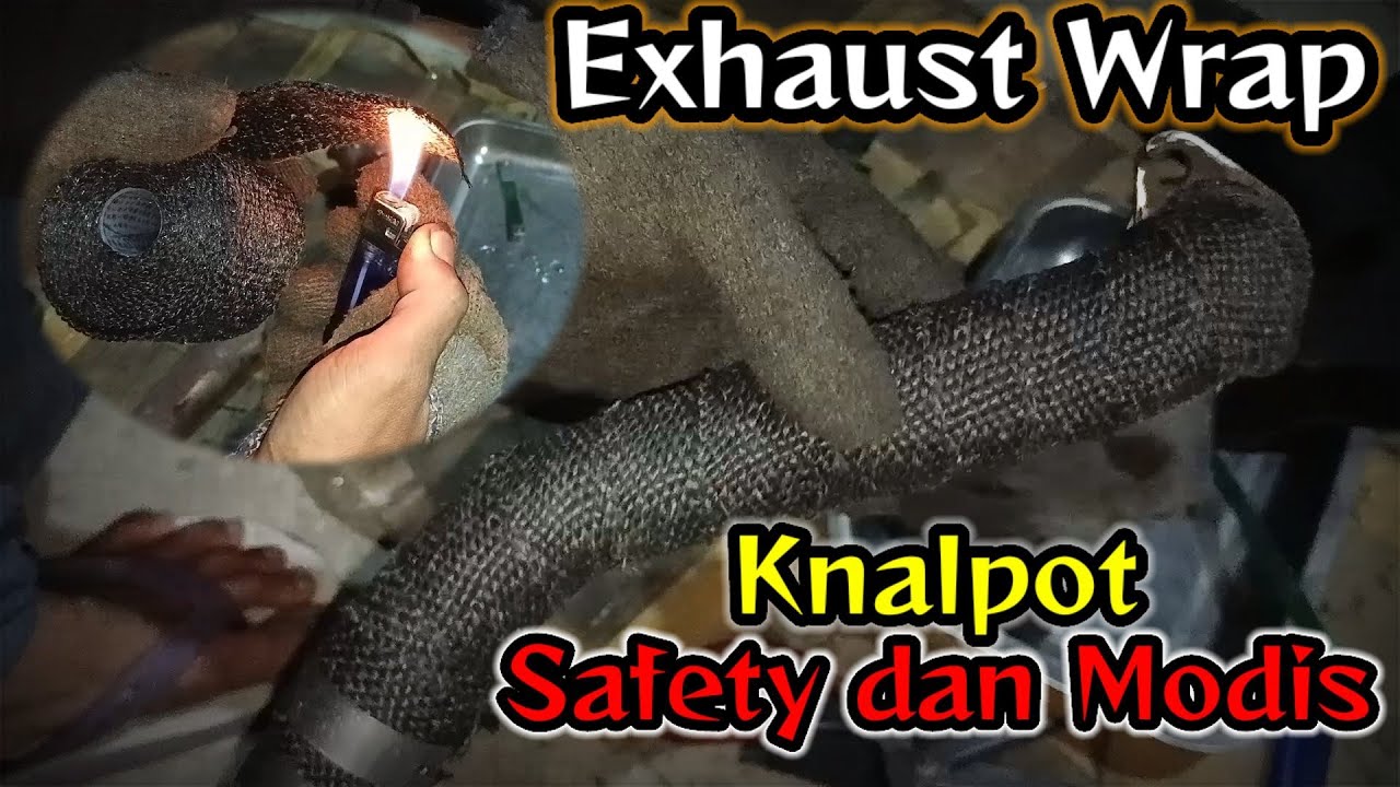 LEBIH SAFETY || Cara Pasang Exhaust Wrap / Penahan Panas - Pada Header ...