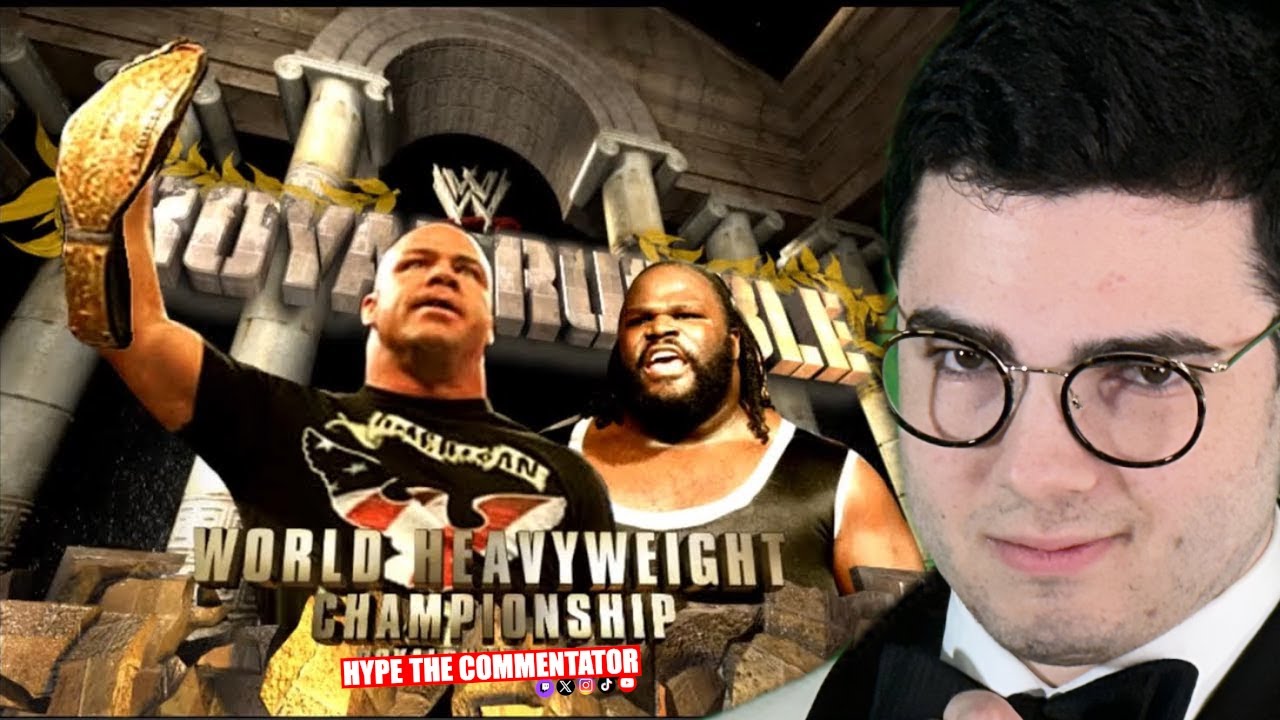 Kurt Angle vs Mark Henry - World Heavyweight Title Match: Royal Rumble ...