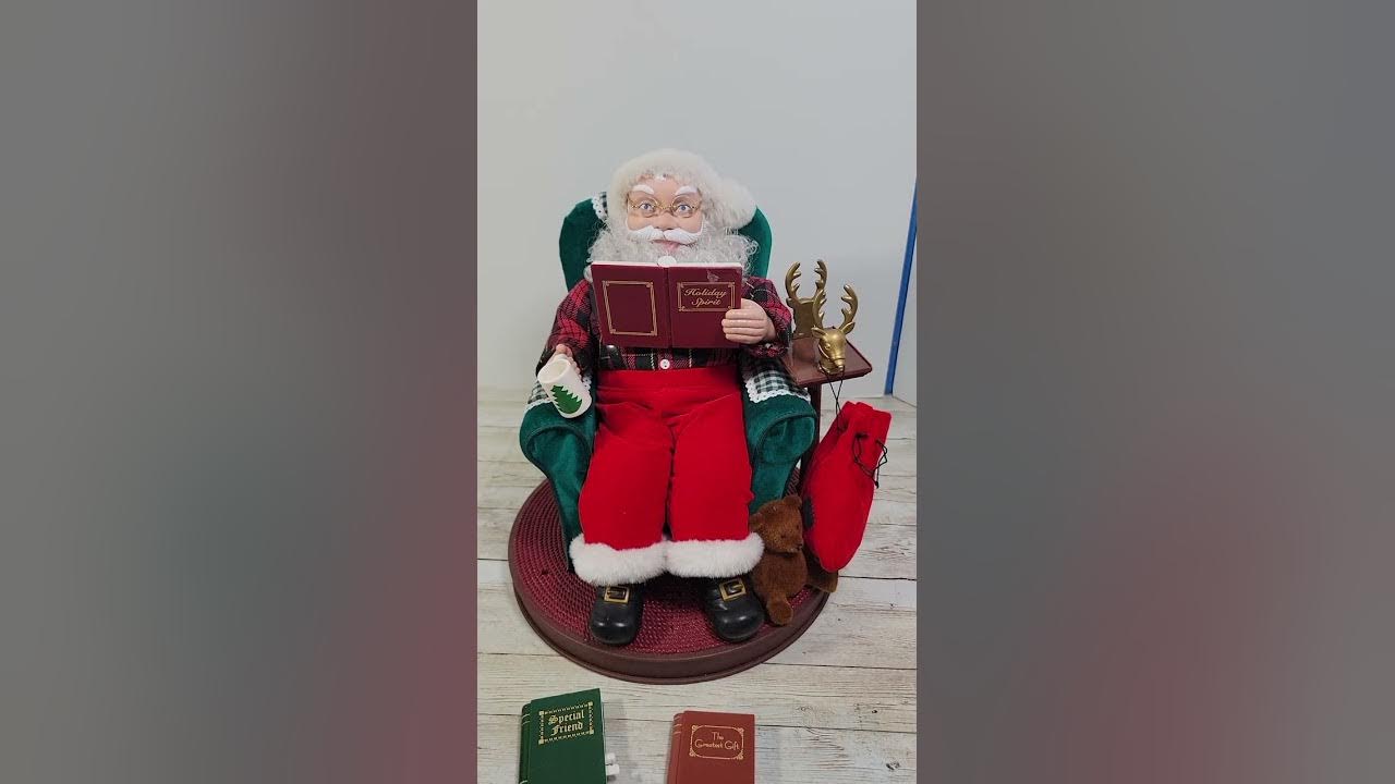 AVON Santa Read Me a Story- Reads Christmas books- 1999 Vintage WORKS ...