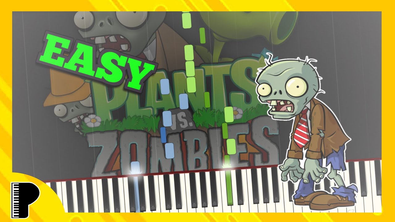 Crazy Dave ( PVZ Theme ) | Piano tutorial | Easy | Piano Cover - YouTube