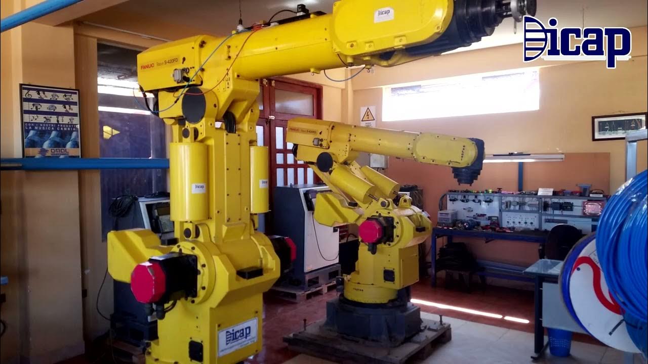 ROBOT FANUC SOLDADURA MIG "DICAP ROBOTICA INDUSTRIAL" - YouTube