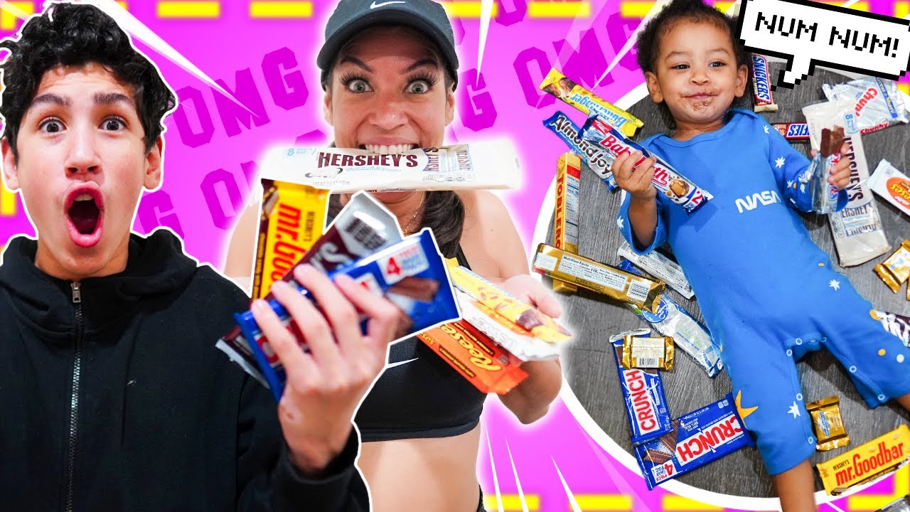 EPIC *CHOCOLATE BAR* CHALLENGE! We RATE EVERY BAR In America!😳 - YouTube