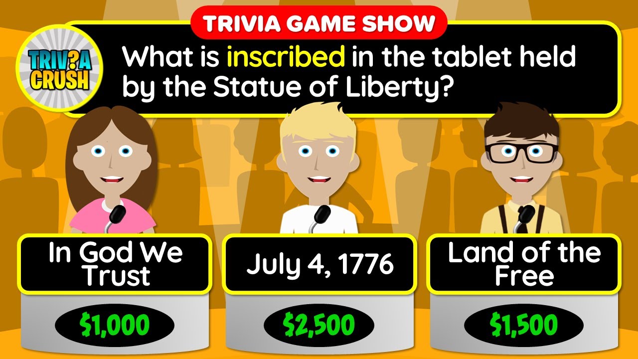 👉 Today's Best GENERAL KNOWLEDGE Daily Trivia Quiz - Unique Game Show ...