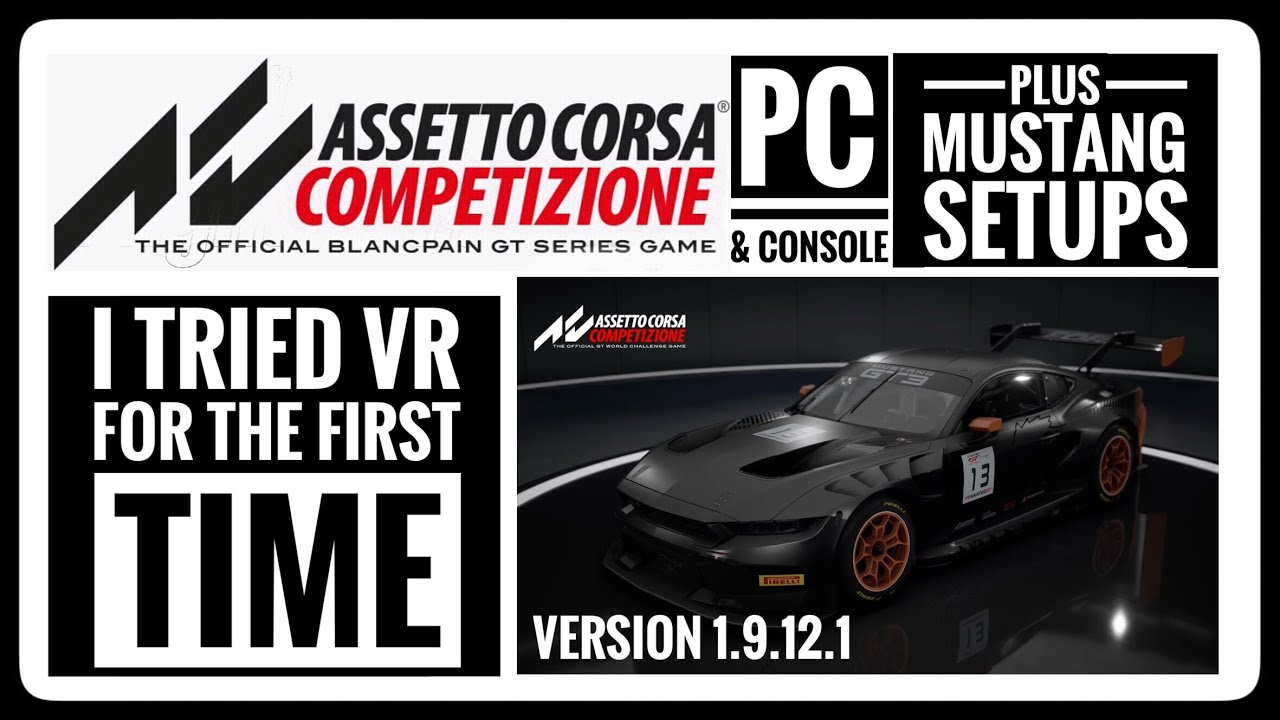 VR Sim Racing and the Mustang Setup - YouTube