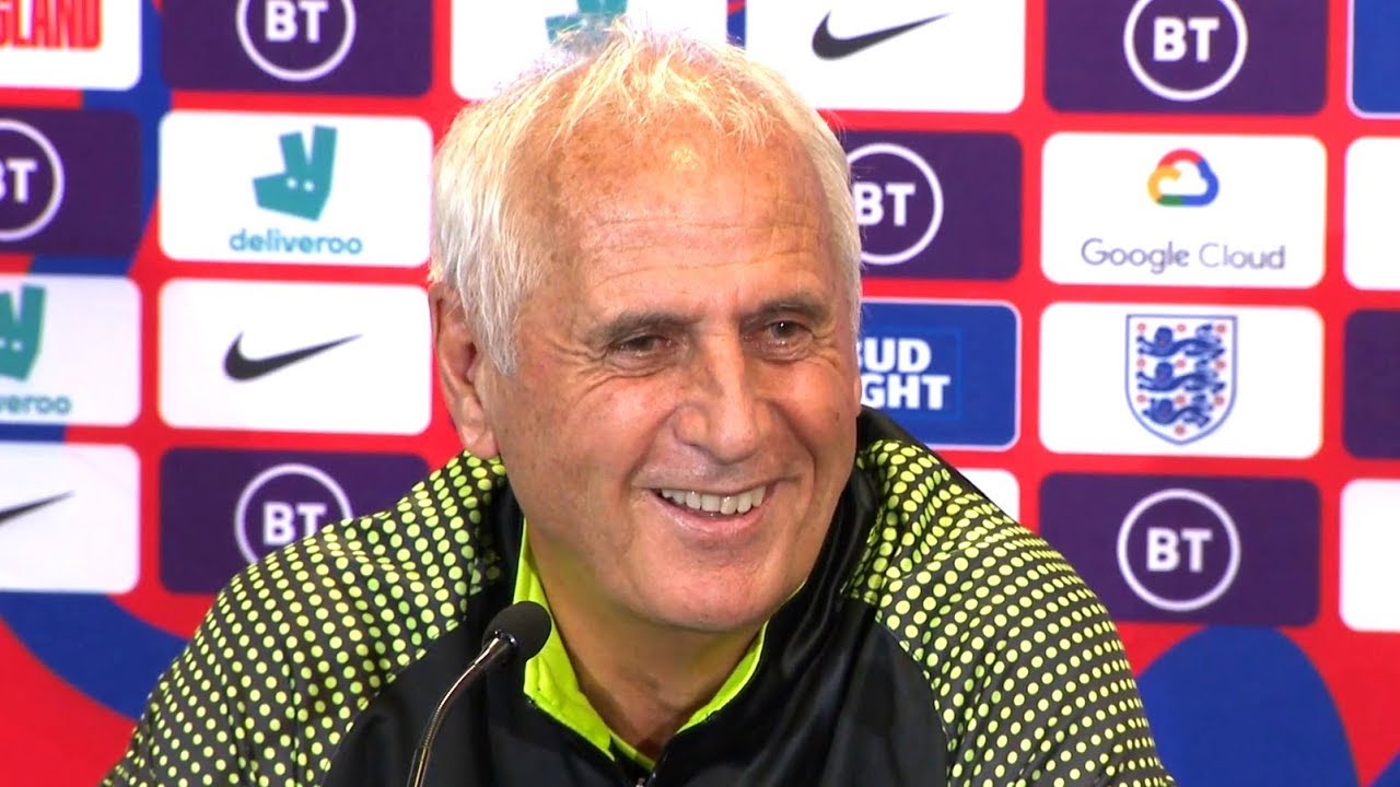Bernard Challandes Pre-Match Press Conference - England v Kosovo - Euro ...