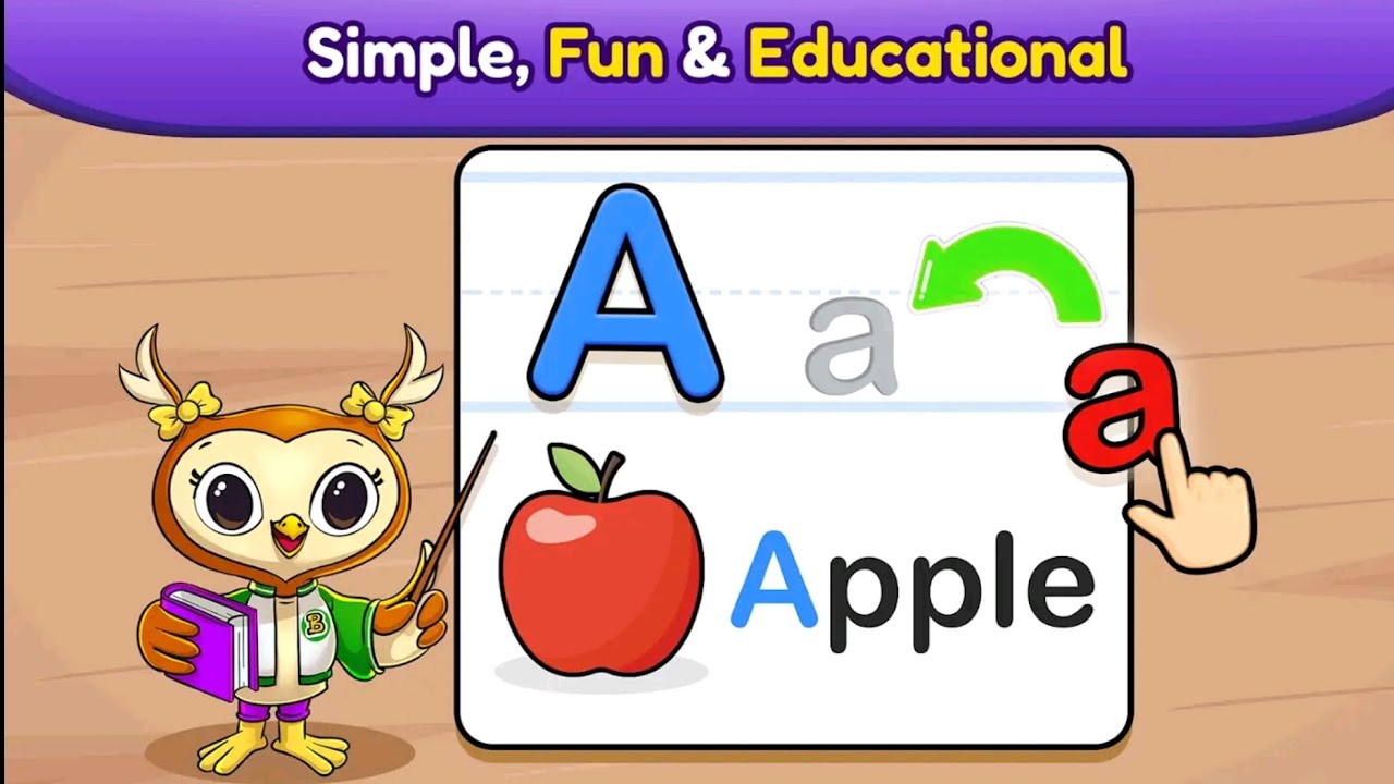 English alphabet Simple• fun and education • education kids - YouTube