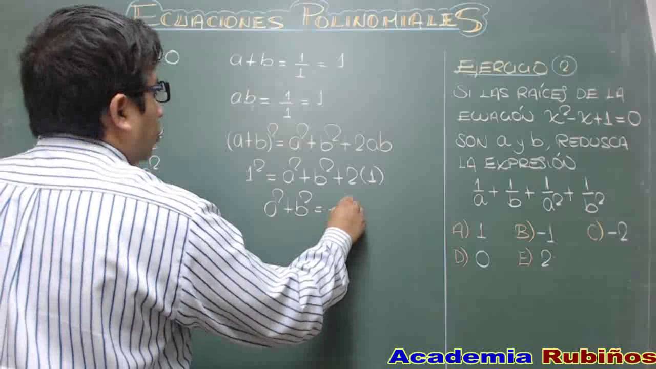 TEOREMA DE CARDANO VIETA EN UNA ECUACION CUADRATICA- EJERCICIOS ...