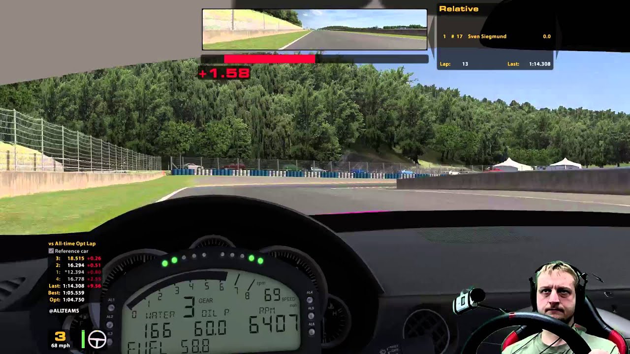 iRacing practice - YouTube