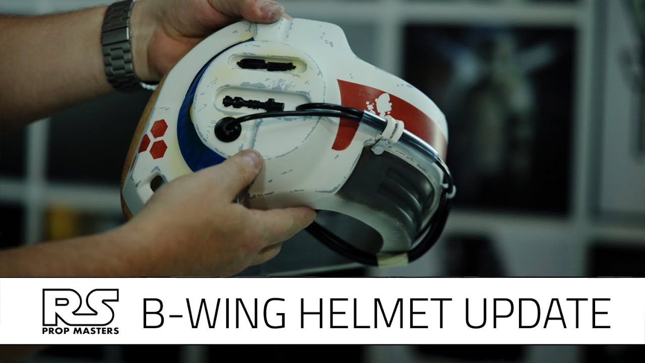 B-Wing Helmet Update July 25 - RS Prop Masters - YouTube