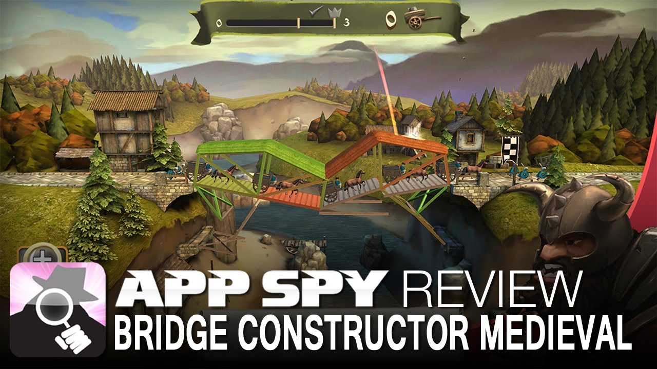 Bridge Constructor Medieval | iOS iPhone / iPad Gameplay Review ...