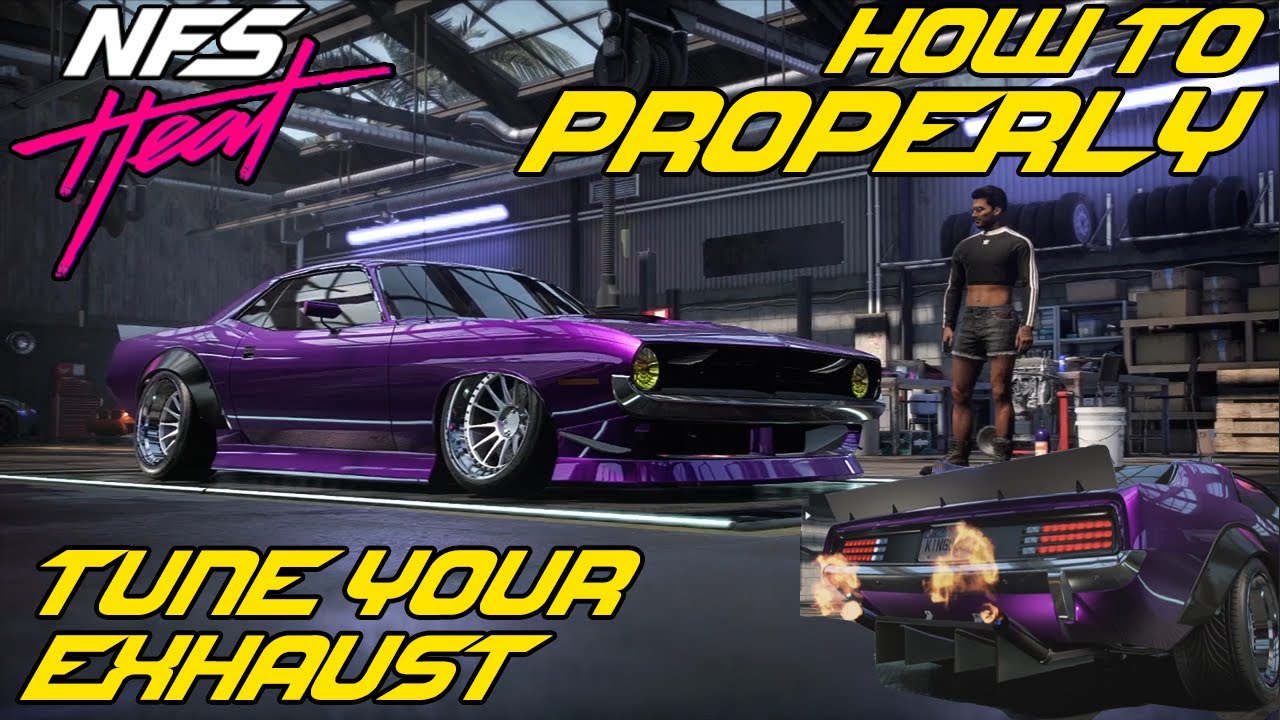 NFS Heat - How To PROPERLY Tune Your Exhaust! (180SX & Barracuda) - YouTube