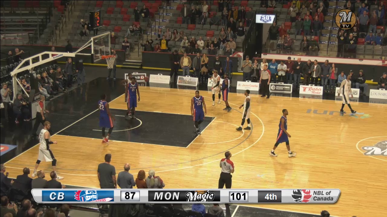 Moncton Magic vs. Cape Breton Highlanders November 30, 2018 - YouTube