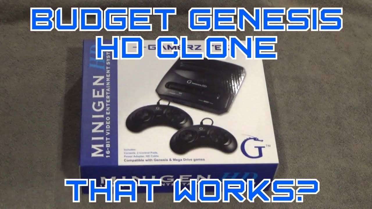 MiniGen HD Review...A Budget HD Genesis That Works? - YouTube