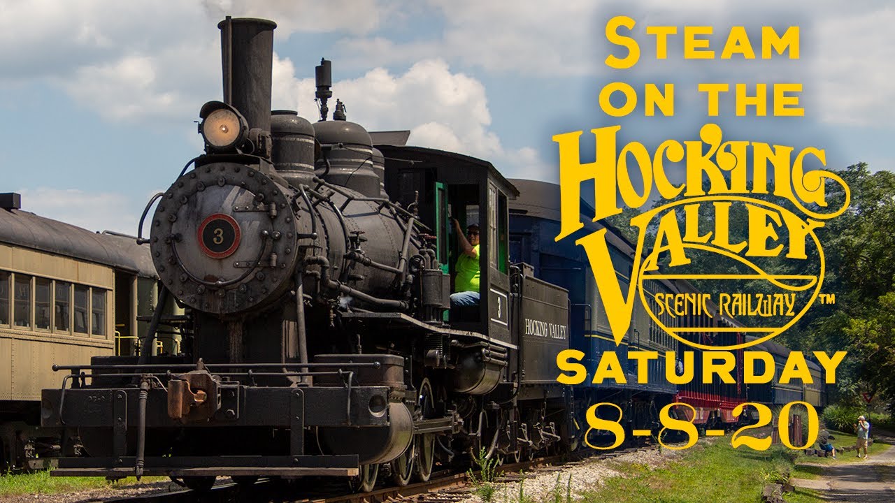 Steam on the Hocking Valley Scenic Railway - YouTube