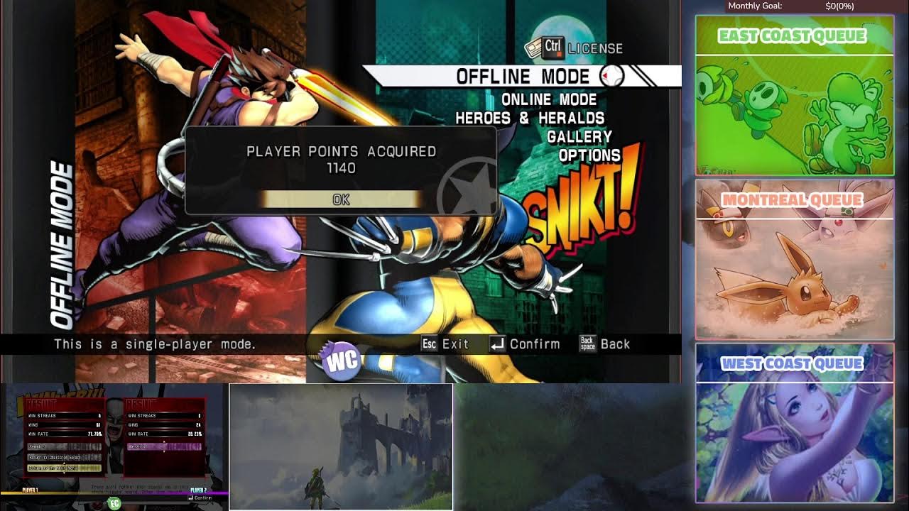 UMVC3 ParseC Arcade FT5 !commands - YouTube