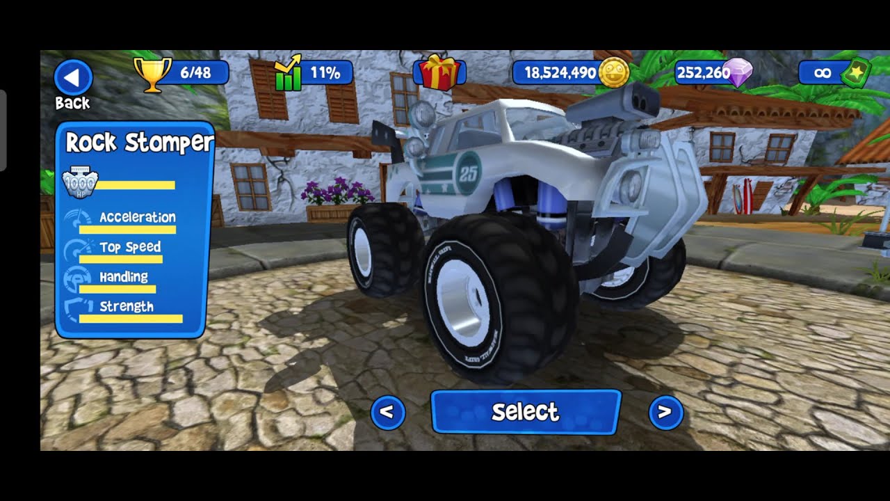 Rock Stomper (1000 HP) / Beach Buggy Racing Gameplay / Android - YouTube