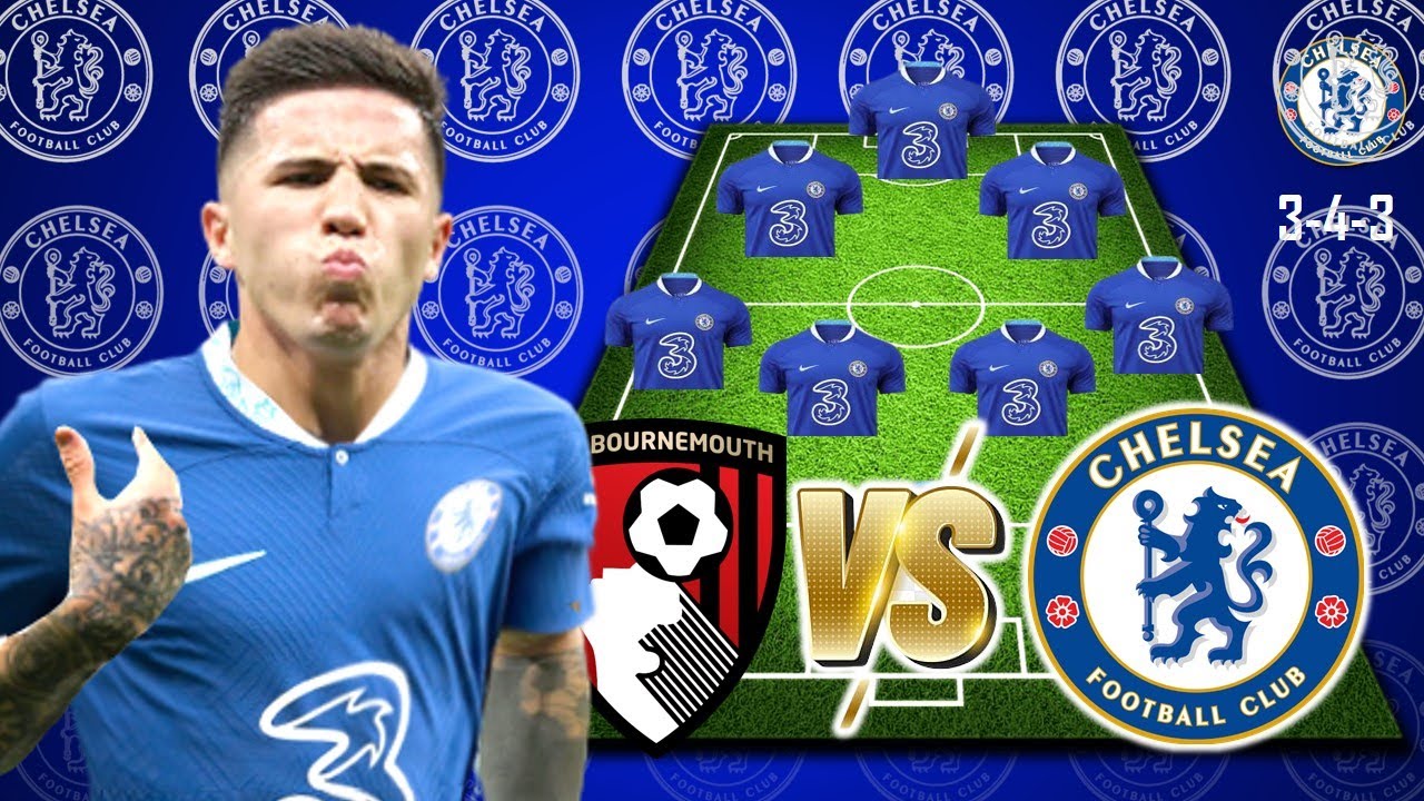 Today Match || Chelsea Potential Lineup vs Bornemouth Premier League ...