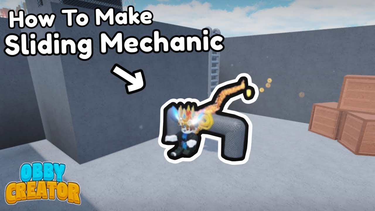 How To Make Sliding Mechanic Tutorial - Obby Creator - YouTube