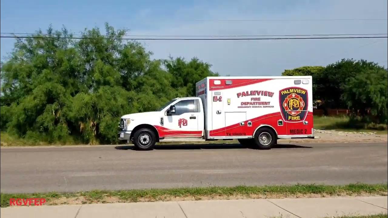 Palmview fire department Medic-2 responding - YouTube