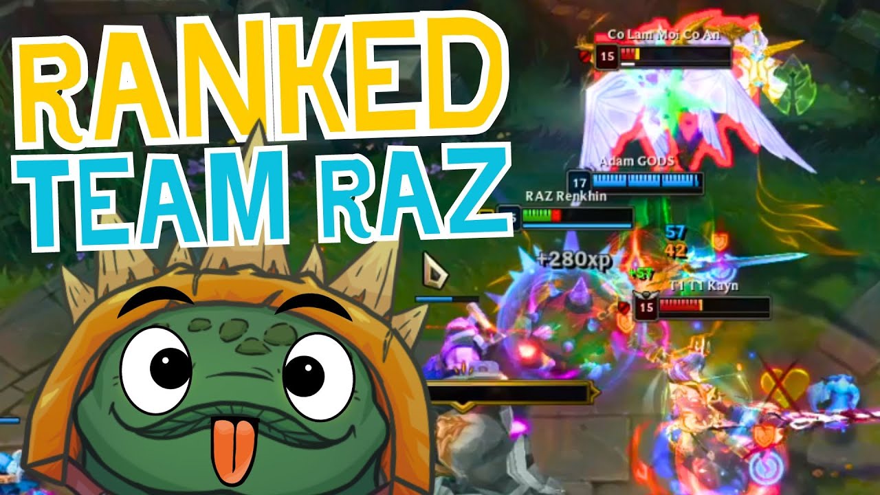 Rammus en flex avec la team RAZ 🐢 - YouTube