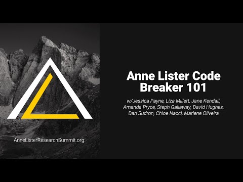Anne Lister Code Breaker 101 - YouTube