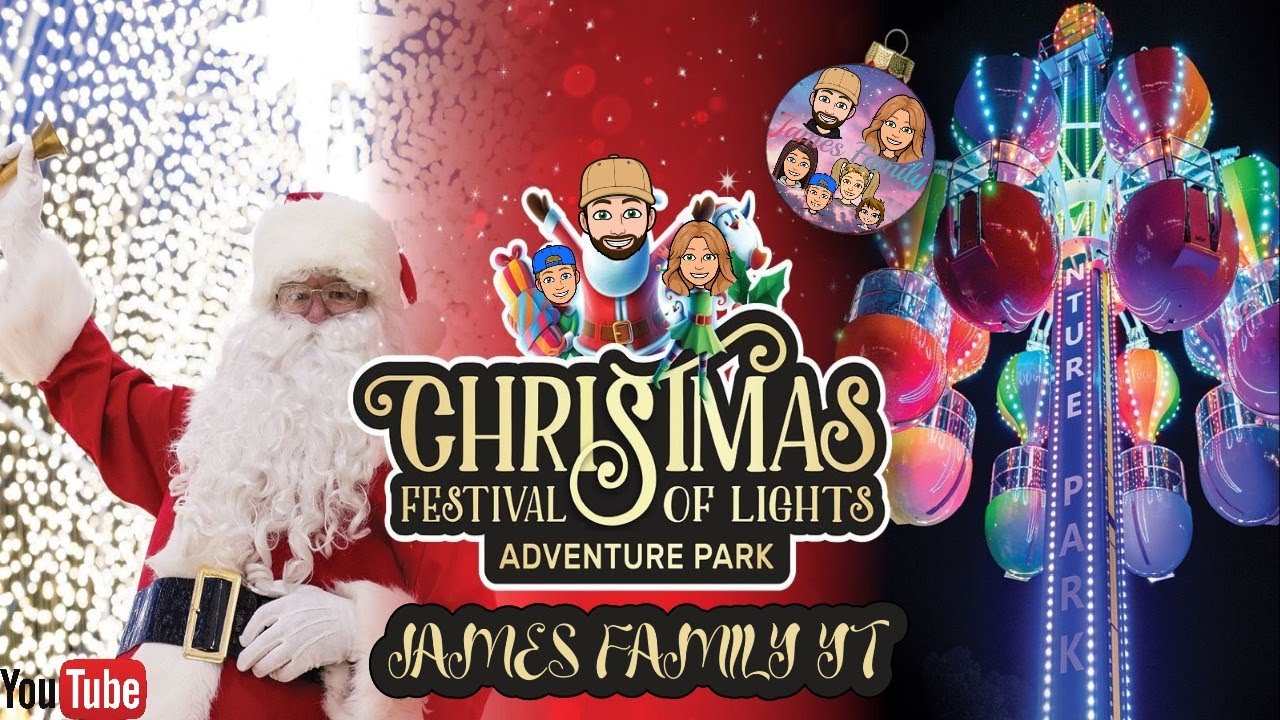 Checking out the Christmas Festival of Lights at the Adventure Park ...