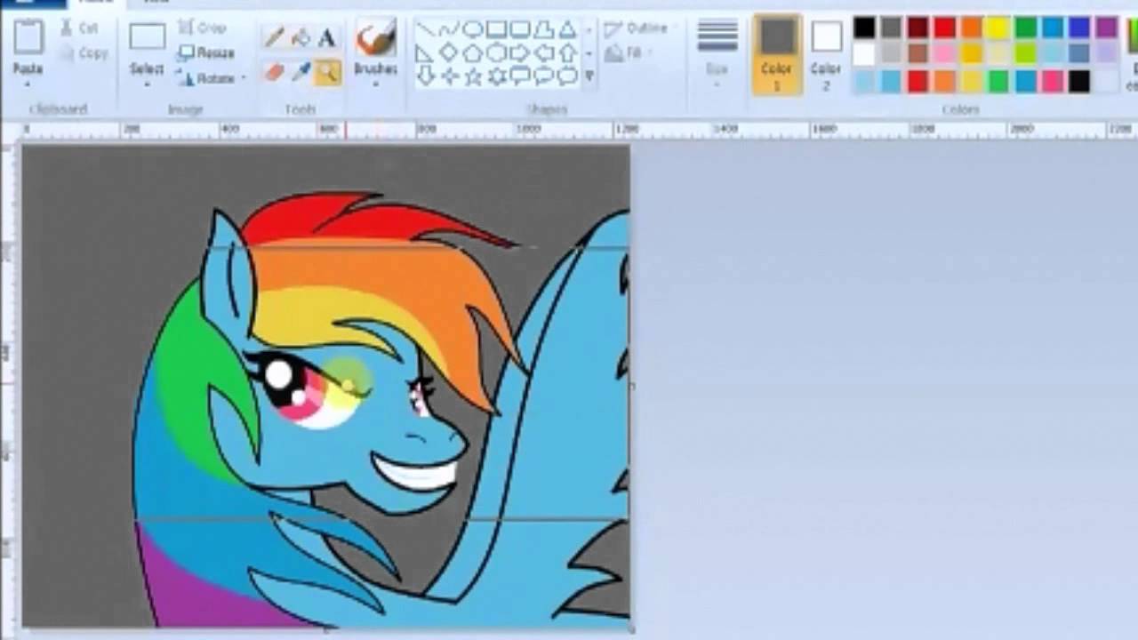 Speedpaint- Rainbow Dash (My Style) - YouTube