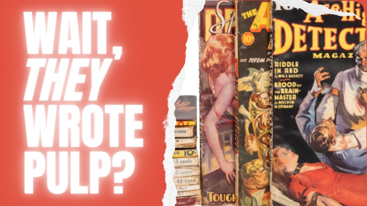 Garbaugust! Fifteen writers who turned up in the pulps.. - YouTube