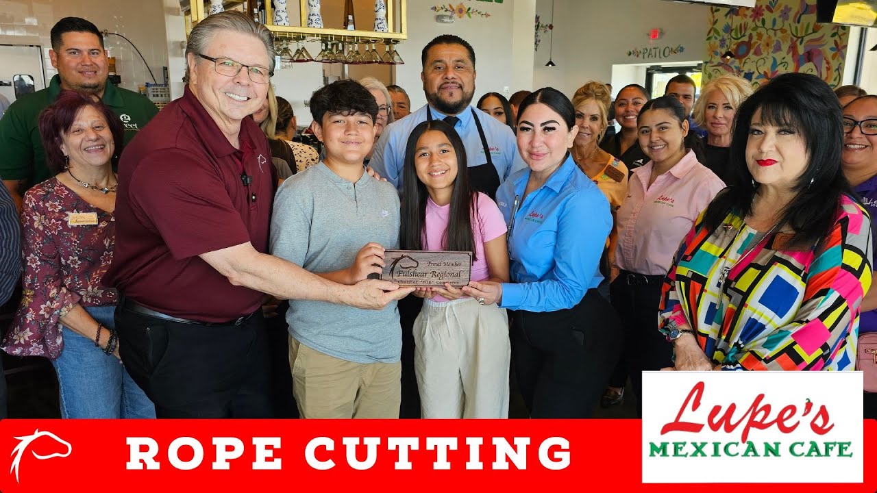 Rope Cutting Ceremony for Lupe's Mexican Cafe - YouTube