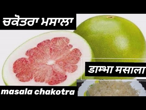 Tangy&Tasty Chakotra #pomelo fruit#मसाला डाम्भा#fruit cutting#चकोतरा ...