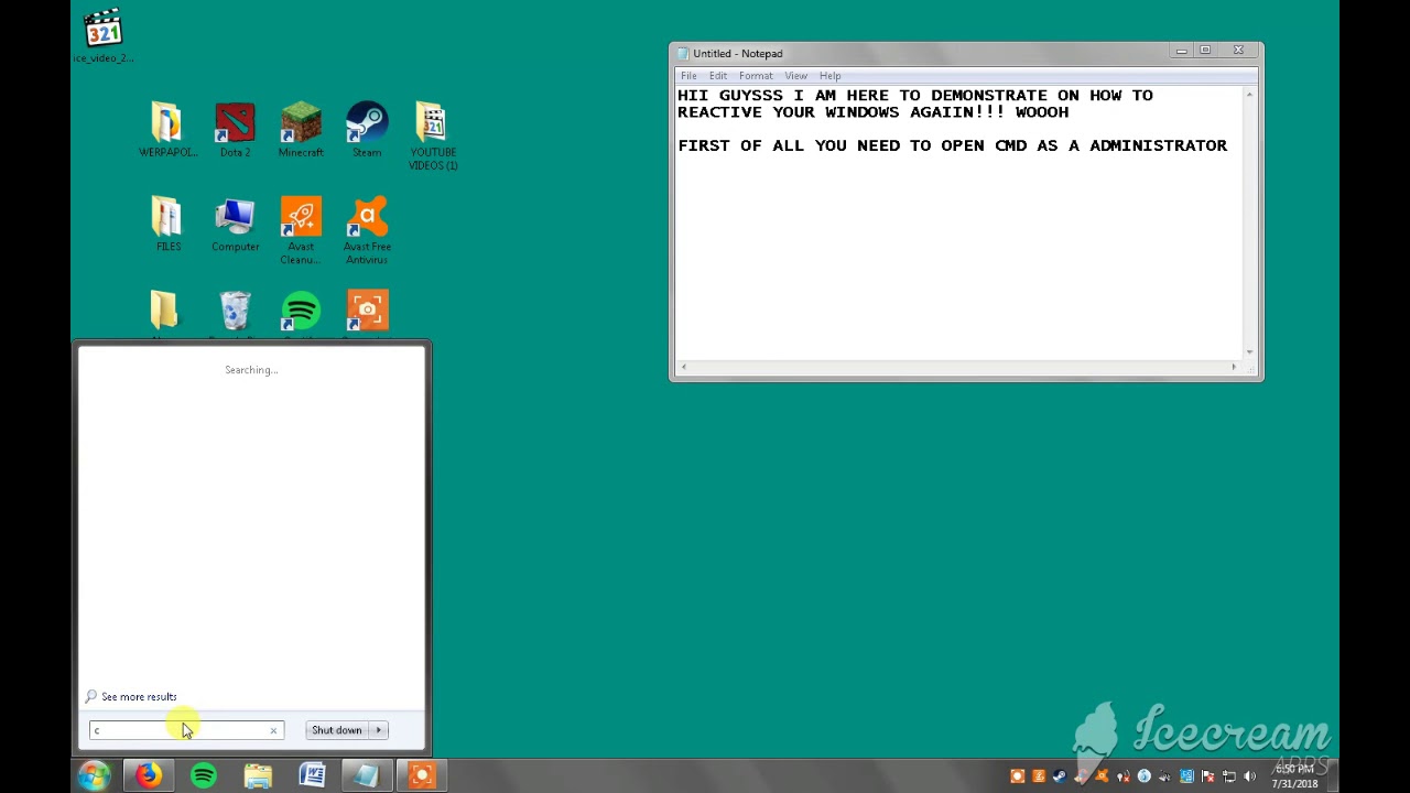 REACTIVE THE WINDOWS| 2018 - YouTube