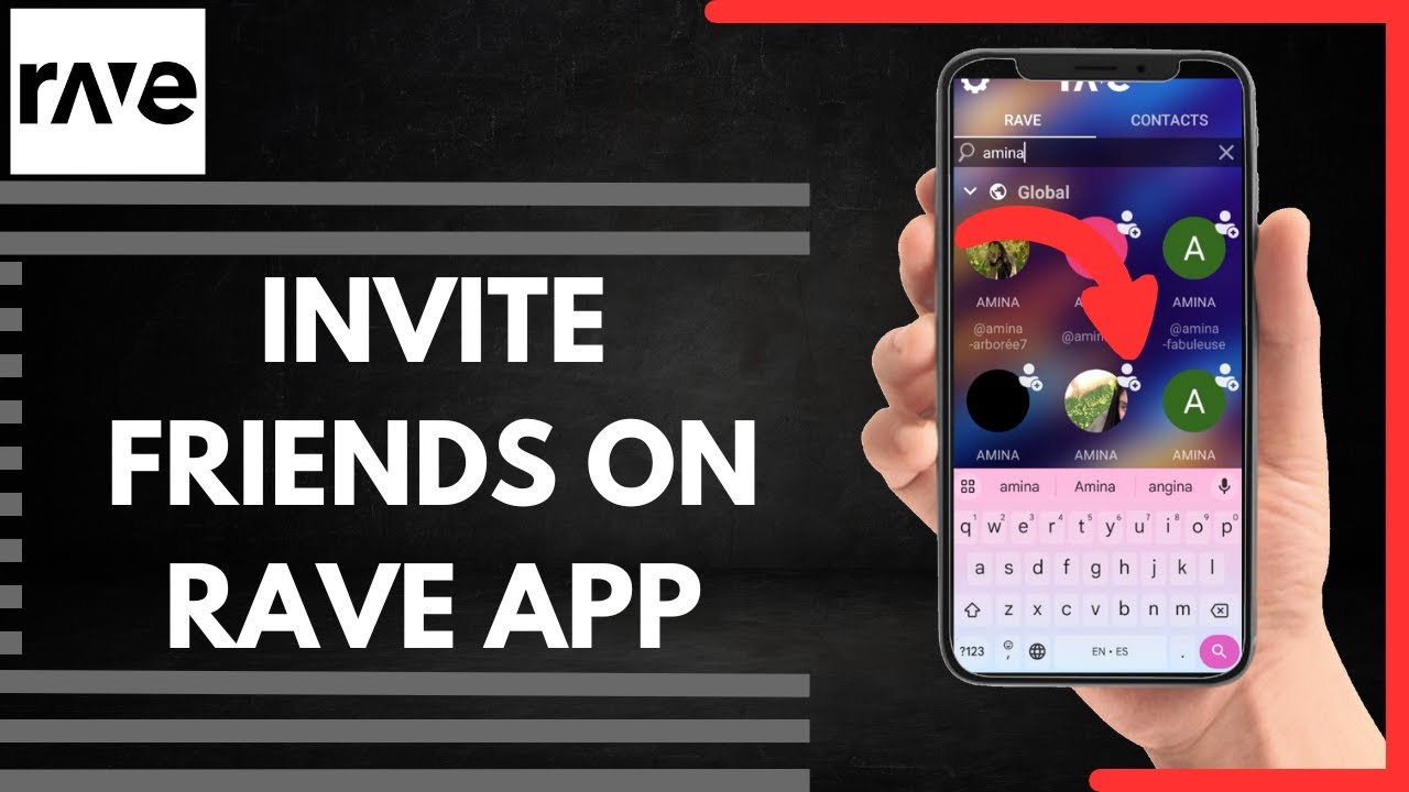 How To Invite Friends On Rave App - YouTube