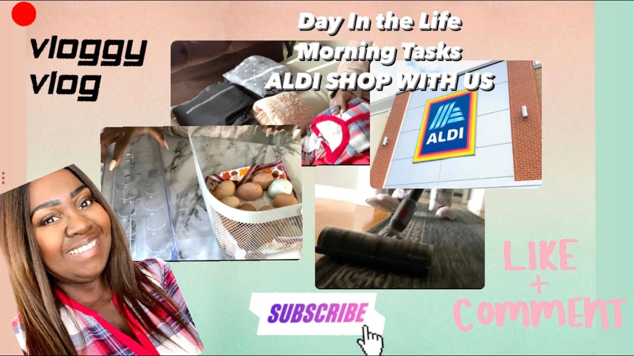 DITL | Morning Tasks | ALDI Grocery Shop With Me #shopwithme # ...
