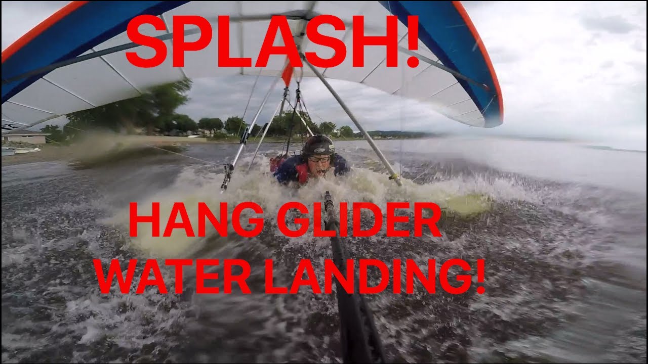 Hang Glider Lands in the mississippi river! - YouTube