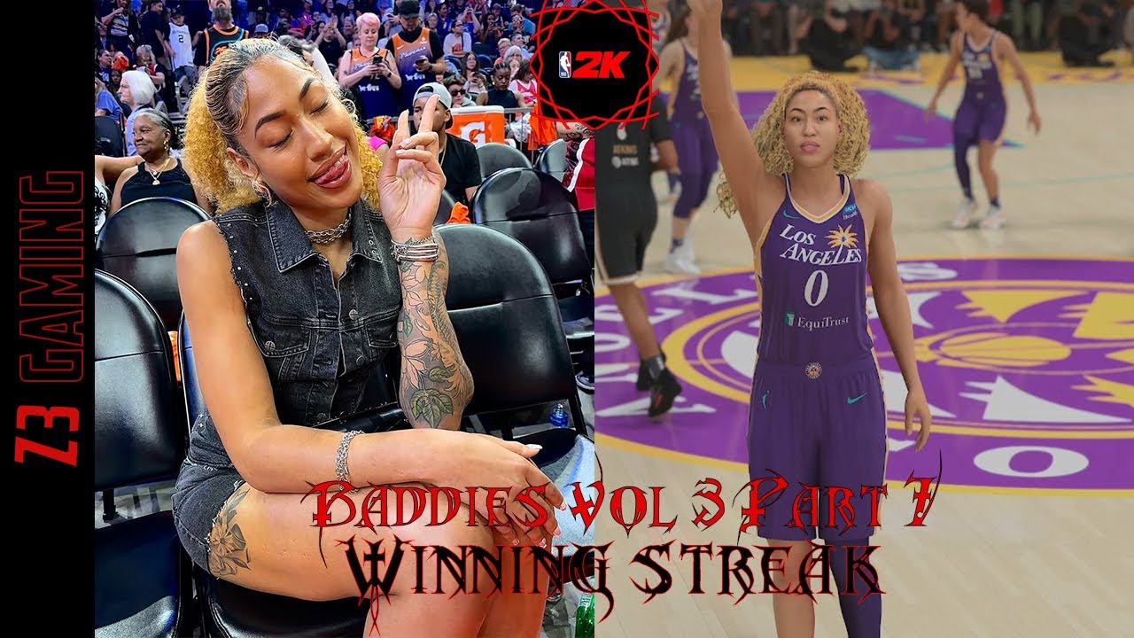 Baddies V5| NBA 2K25 Part 7 [MyWNBA]-Winning Streak - YouTube
