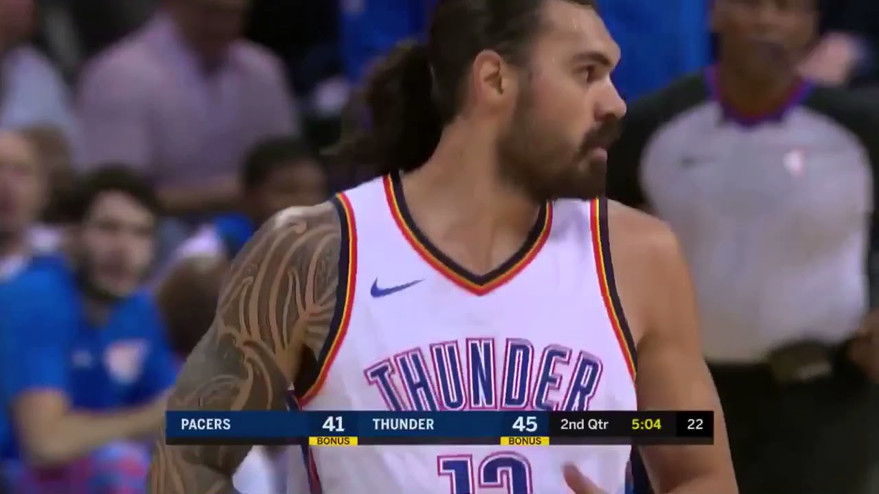 Steven Adams Full Highlights 2017.10.25 VS Pacers - 17 Points 10 ...