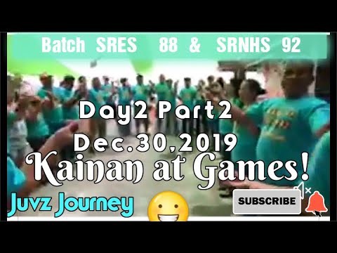 2ND BATCH REUNION SRES”88 SRNHS”92 DAY2 PART2 KAINAN & GAMES Dec.30,2019 - YouTube
