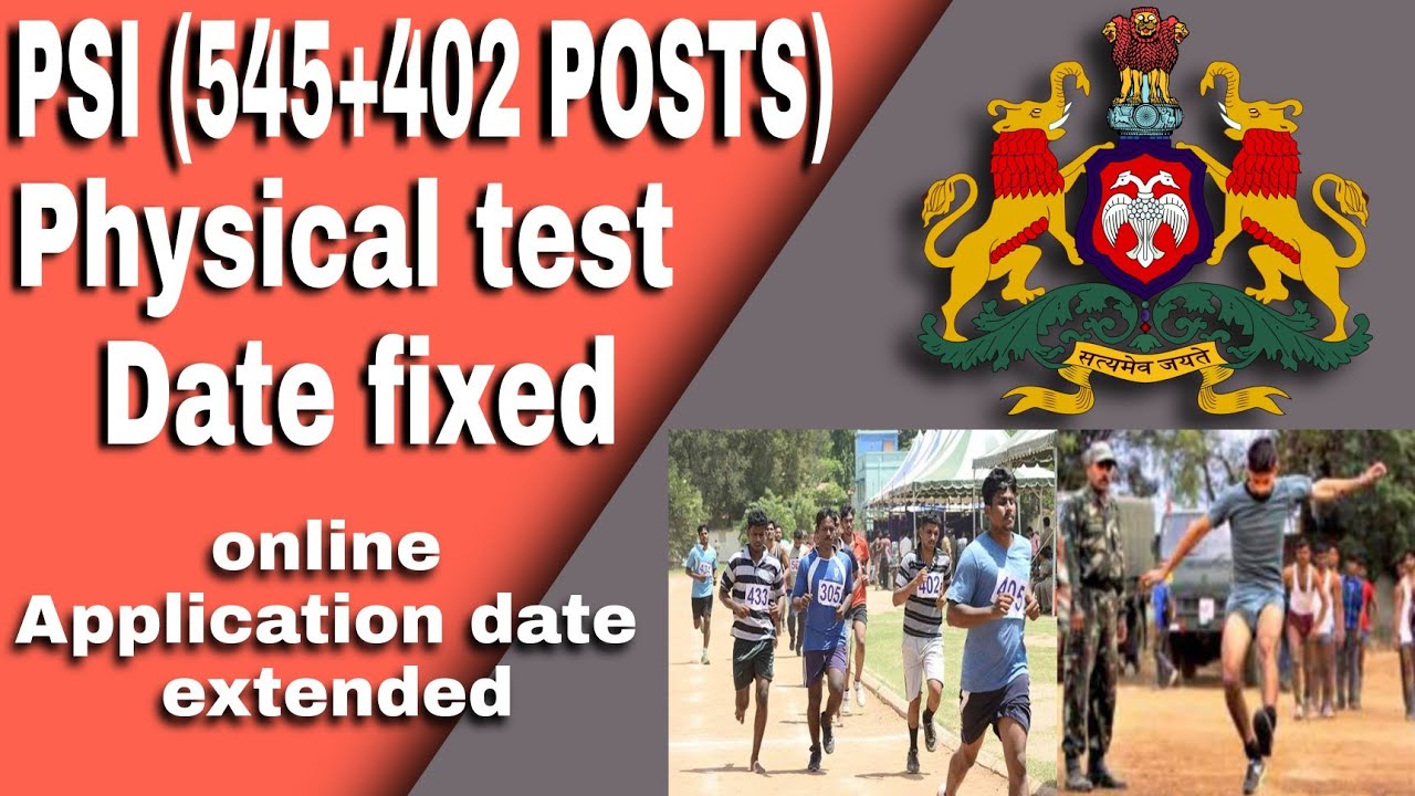 PSI EXAM 2021 | Physical test Date announced | #ksp #kpsc - YouTube
