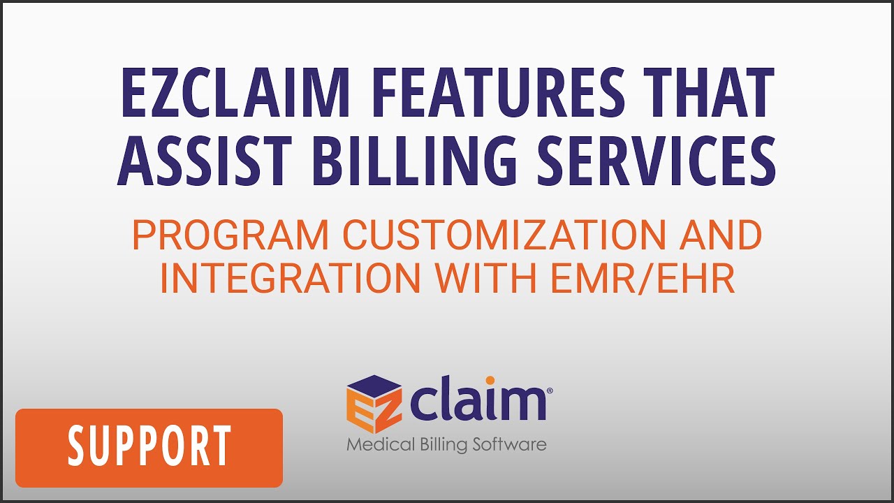 EZClaim Features That Assist Billing Services Suppliers - YouTube