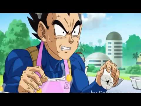 Vegeta Funny Momments - Vegeta Cooking Momment - YouTube