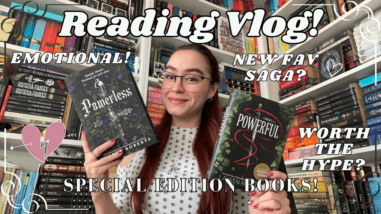 Reading vlog! | Tandem read Powerless & Powerful 💜 + crying & lots of ...
